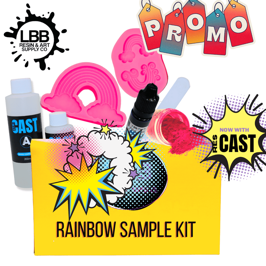 Resin Rainbow Sample Kit 150ml – LBB Resin